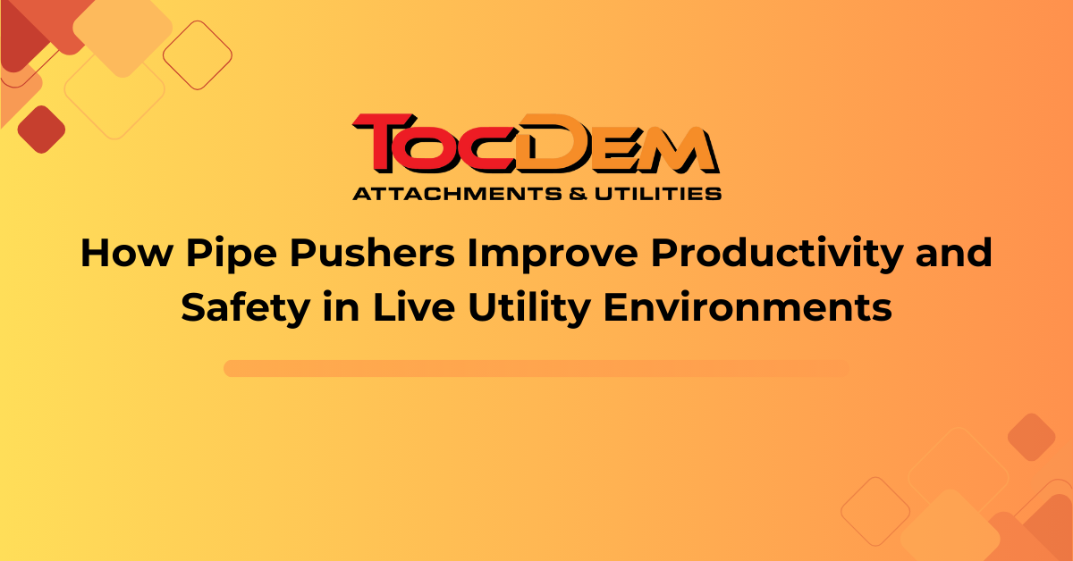 Pipe Pushers for Safer and Faster Utility Installation